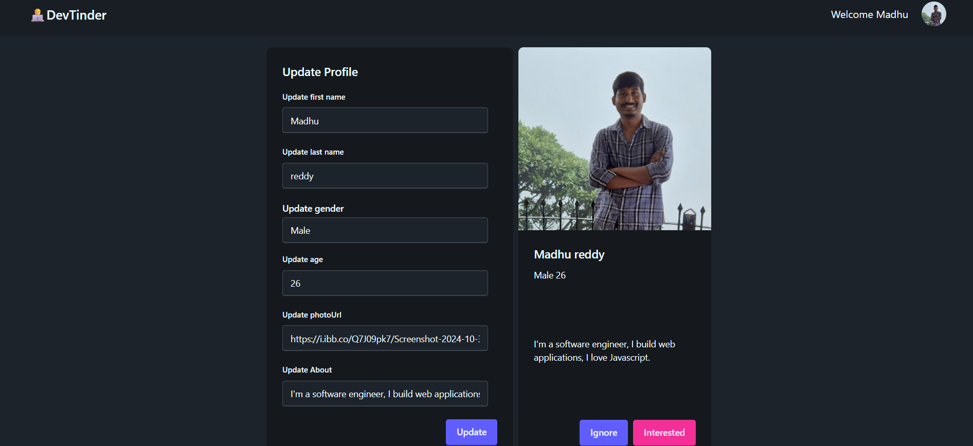 Madhuravas Reddy - MERN Stack Developer